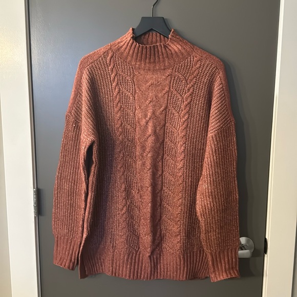 Maurices | Sweaters | Rust Colored Cowl Neck Sweater | Poshmark